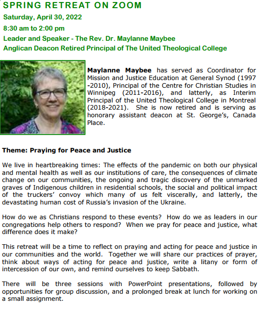 Lay Readers' Association of the Diocese of Montreal